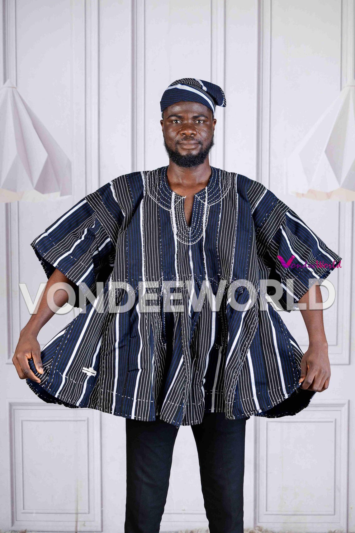 3# Salpawuni- African Smock Fugu | African Men’s Fugu Batakari Jacket ...