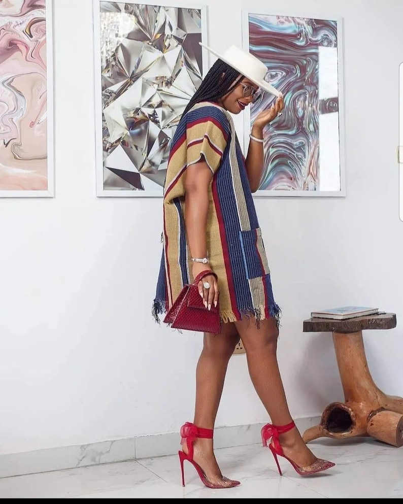 Nihlah Bubu Smock Dress african Smock Dress ghana Smock african Women ...