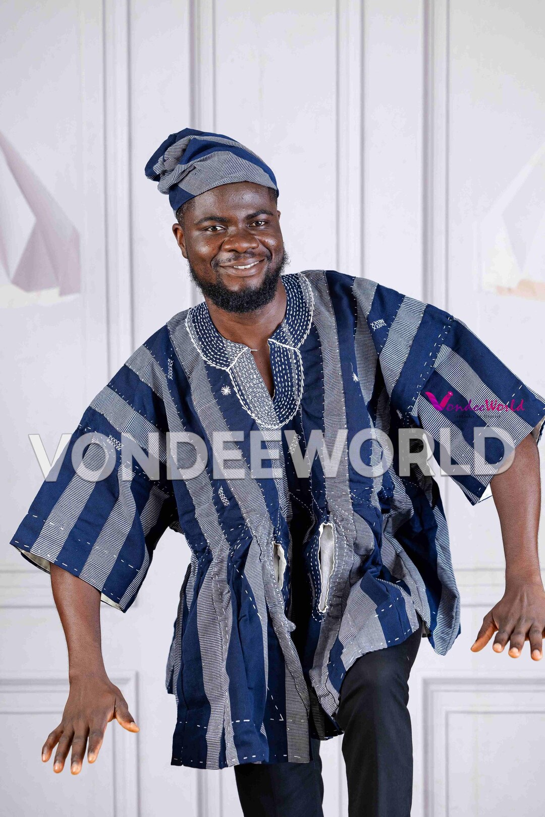 Kariwana– Nothern Ghana Smock | African Men’s Fugu Batakari Jacket ...