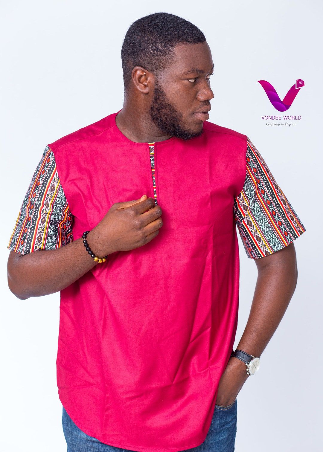 Ankara Shirt, African Men Fashion, Men's Clothing,handmade, African ...