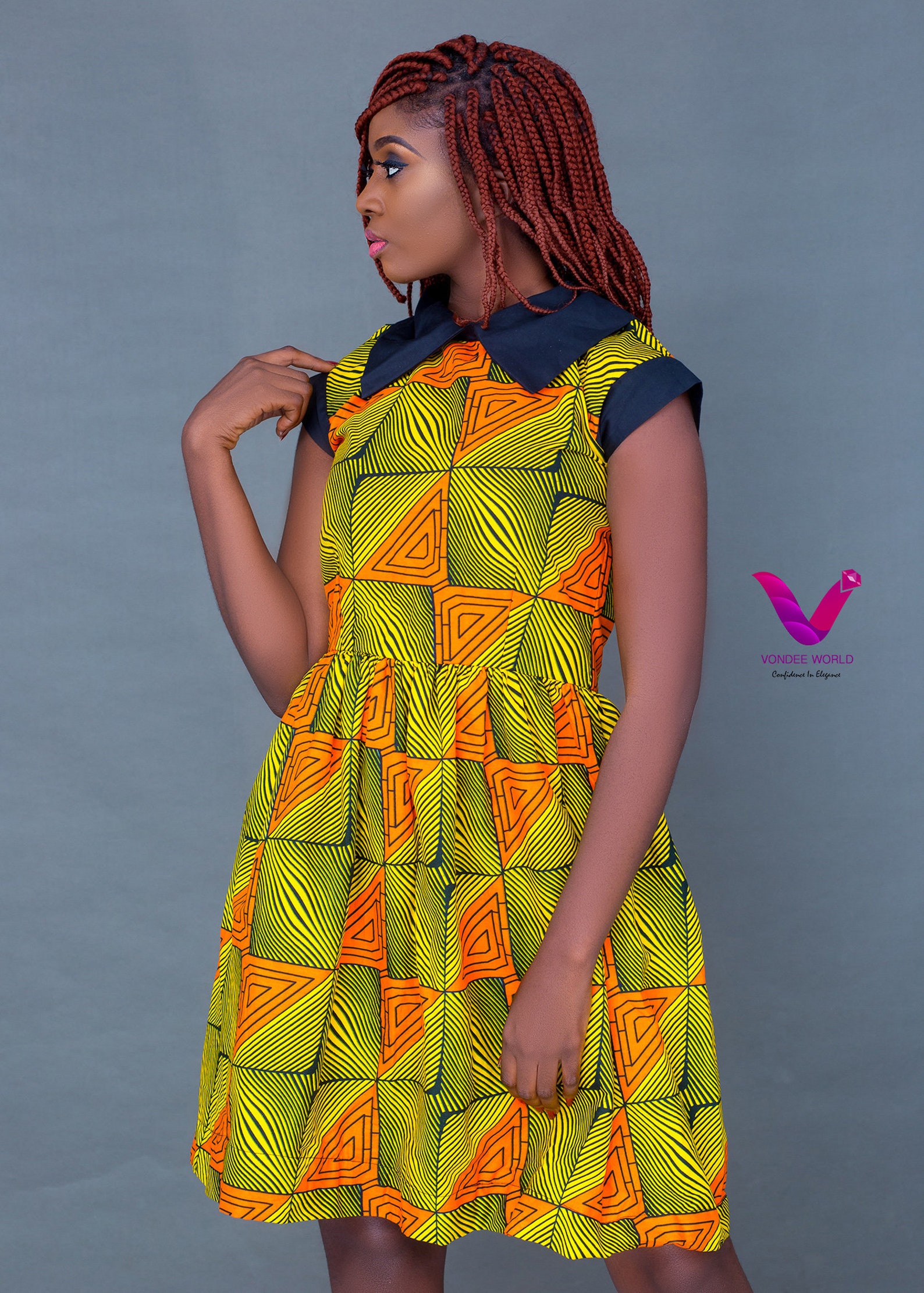 African Mini Dress Hitarget Dressankara Dress for - Etsy