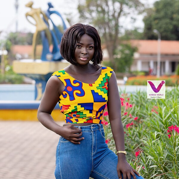 Ankara Crop Top Etsy France
