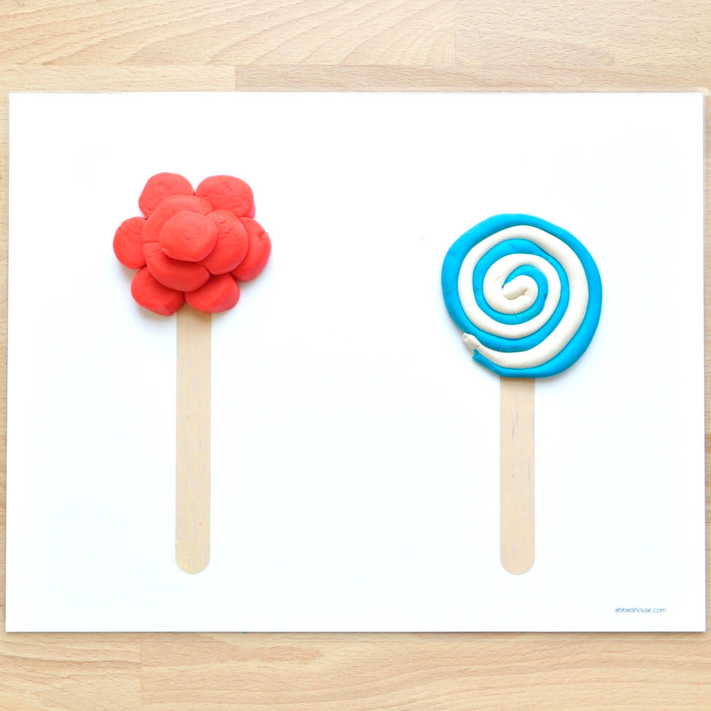 Printable Dessert Play Dough Pads - Instant Printable - Play Dough Mat ...