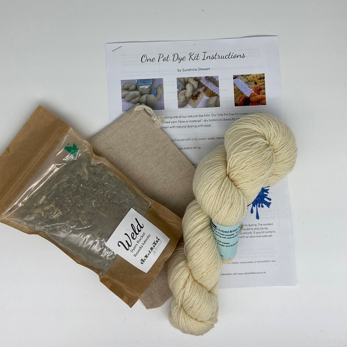 One Pot Dye Kit Natural Dye Plant Dye Natural Slow Craft - Etsy UK