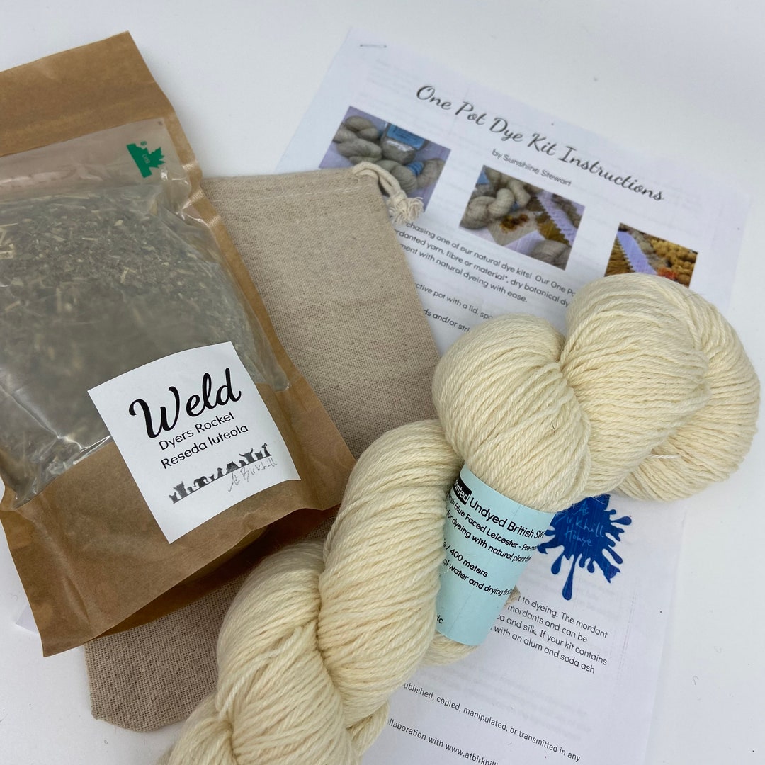 One Pot Dye Kit - Natural Dye - Plant Dye - Natural Slow Craft - Pre ...
