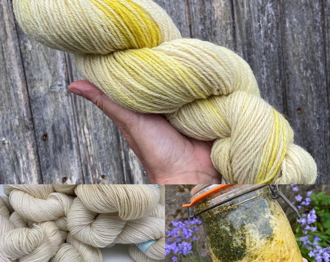 Walnut and Hibiscus Solar Dye Yarn Kit Natural Plant Dye Summer Craft ...