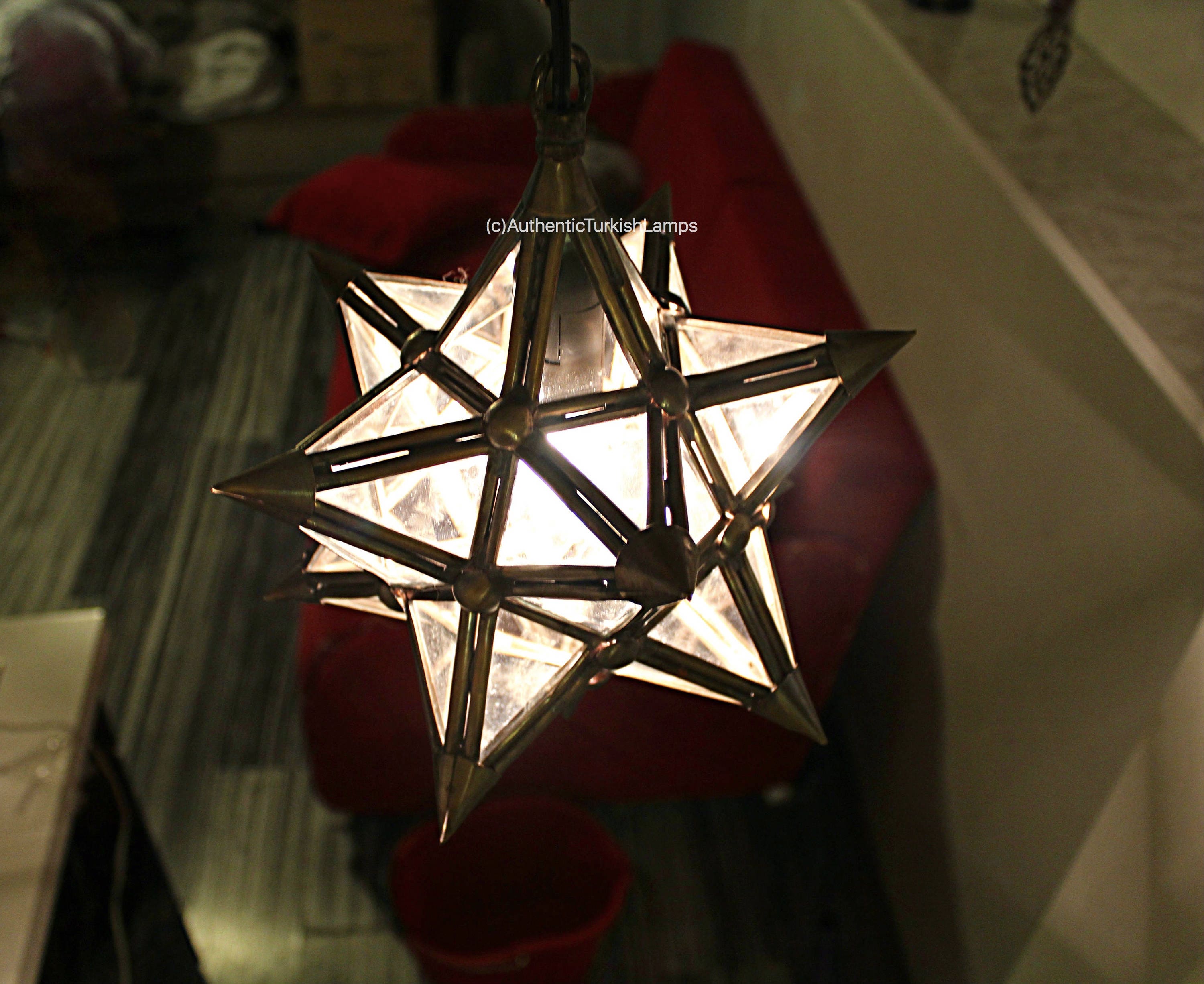 Moravian star table lamp store