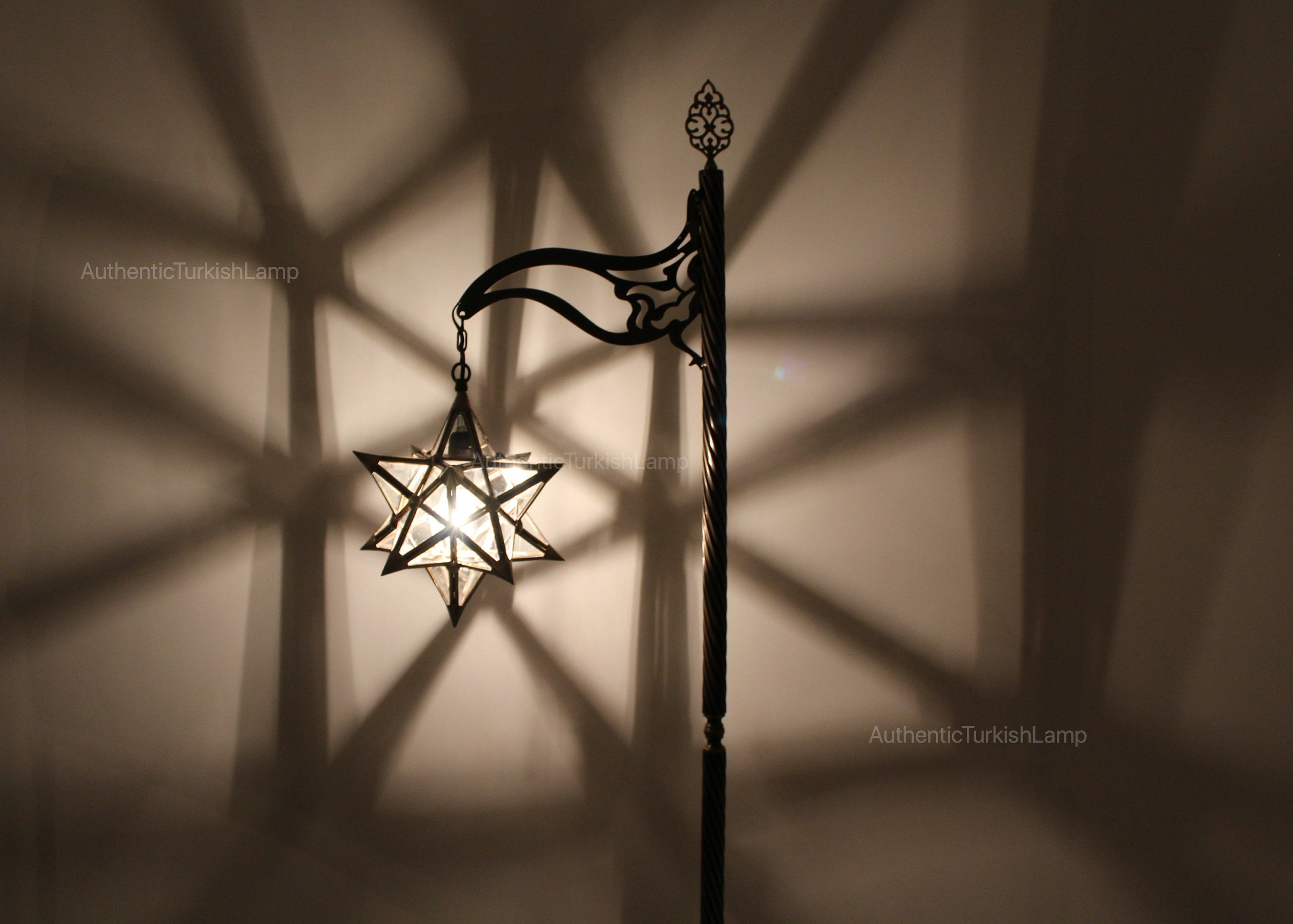 Standing Lamp, Morocco Lantern, Moravian Star Lamp,turkish Light ...