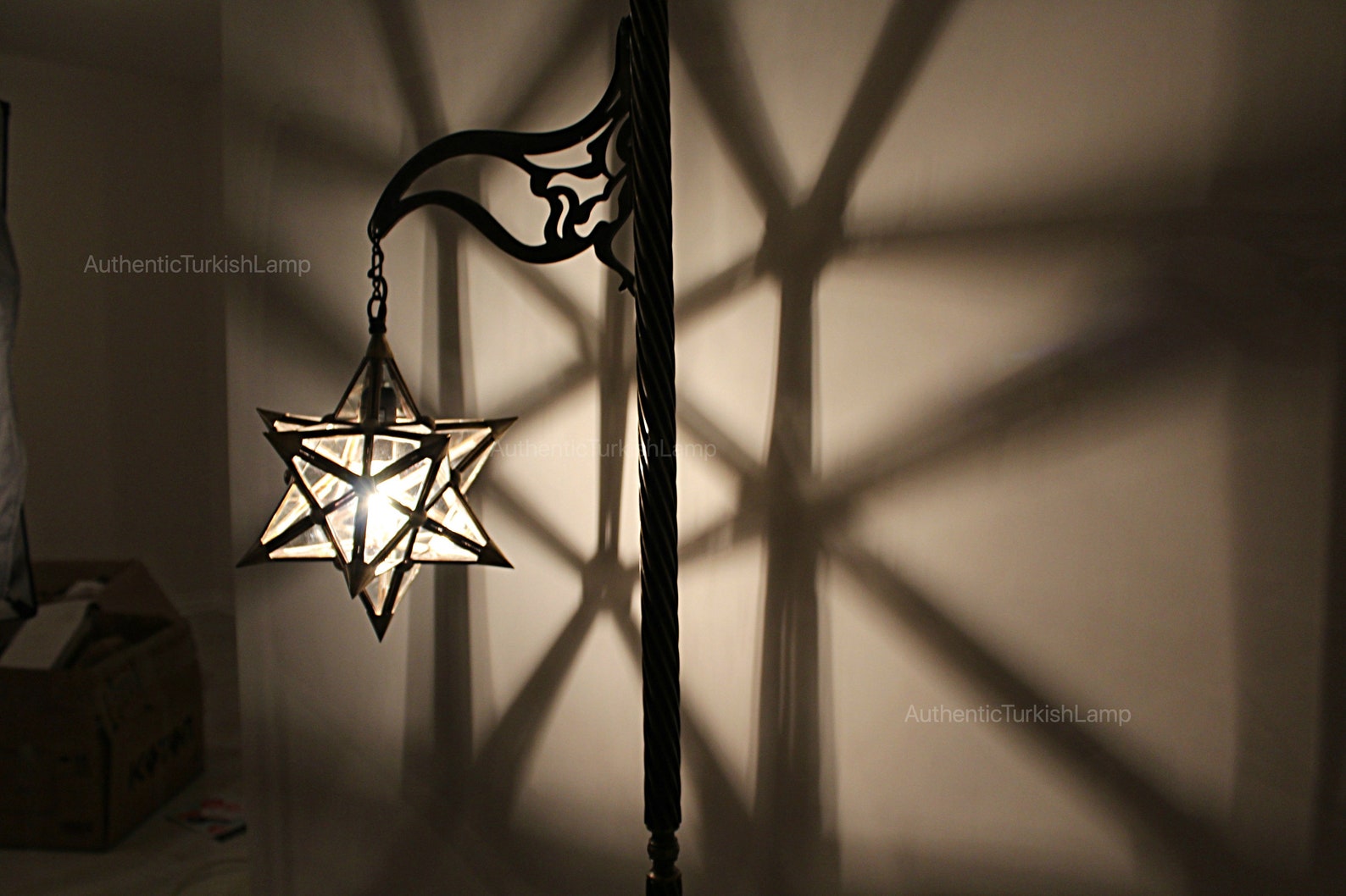 Standing Lamp, Morocco Lantern, Moravian Star Lamp,turkish Light ...