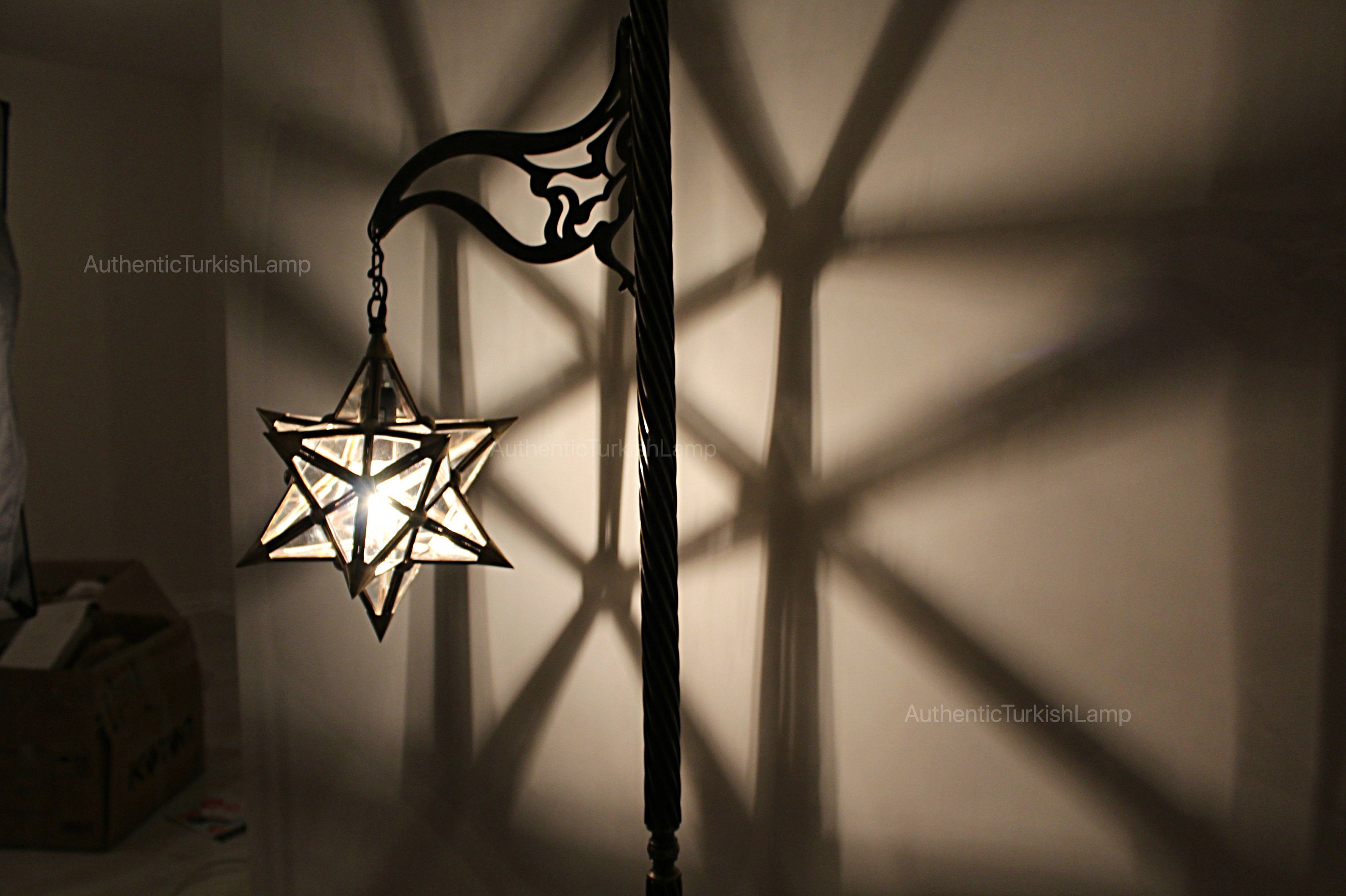 Standing Lamp, Morocco Lantern, Moravian Star Lamp,turkish Light ...