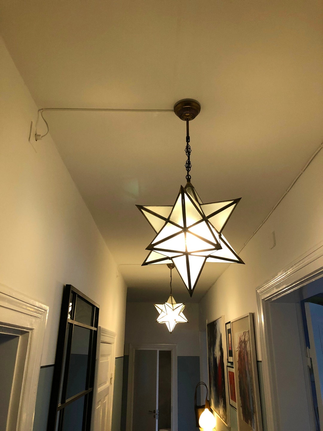 Star Hanging Lamp,hanging Light,moroccan Hanging Light,moroccan ...