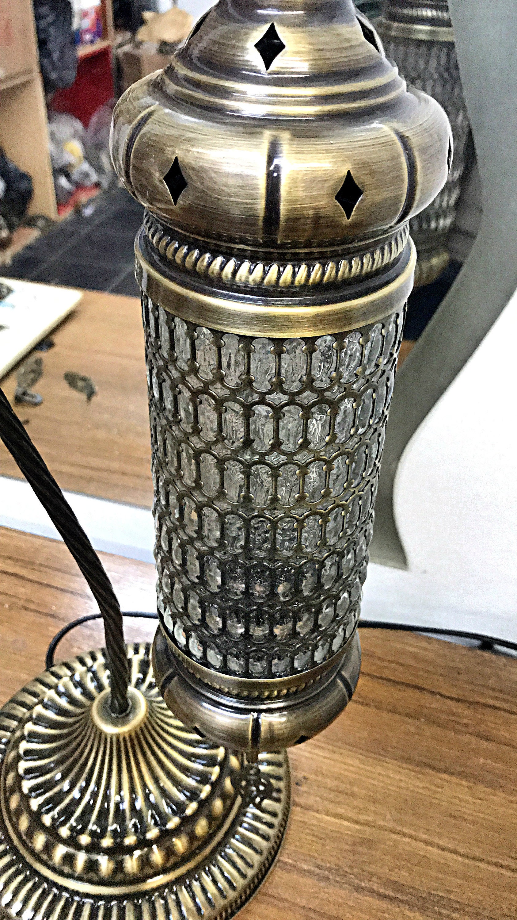 Turkish Desk Lampdesk Lighttable Lighttable Lampmorocco | Etsy