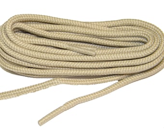 Round Tan Shoelaces - Etsy