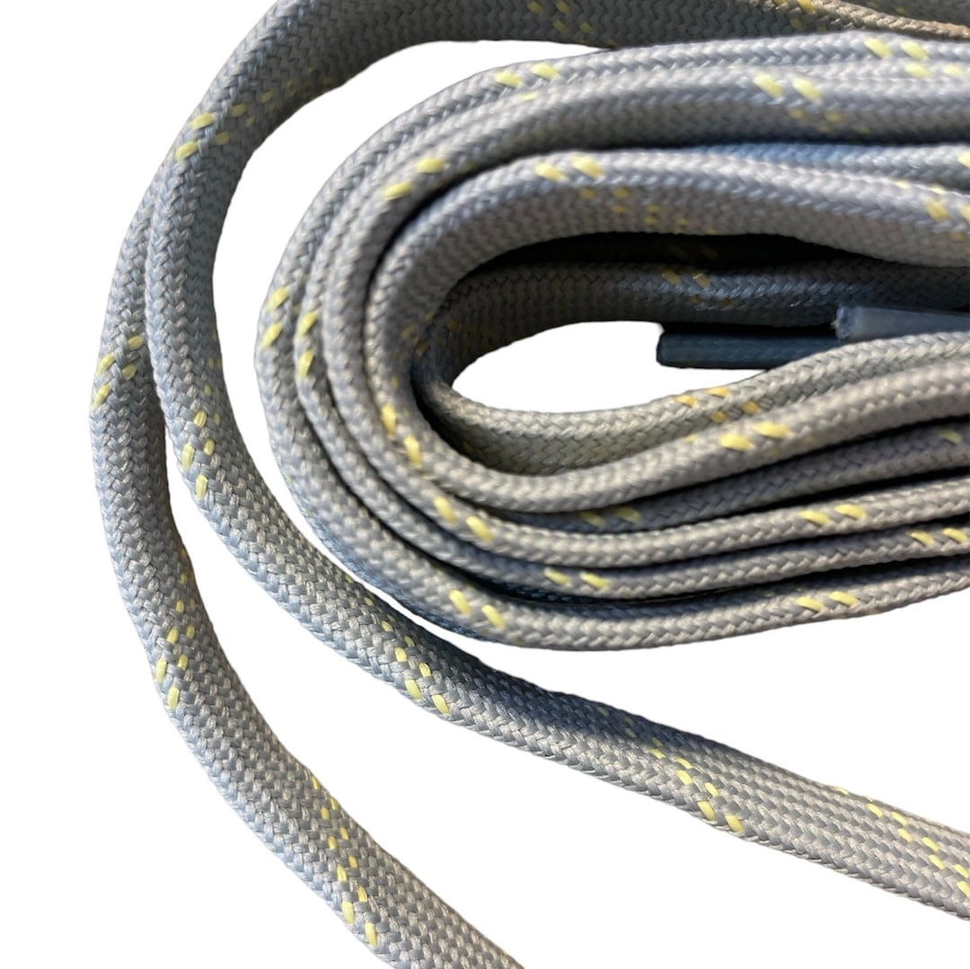 Protough(tm) FLAT "grey W/ Yellow" Kevlar Reinforced Heavy Duty Boot ...