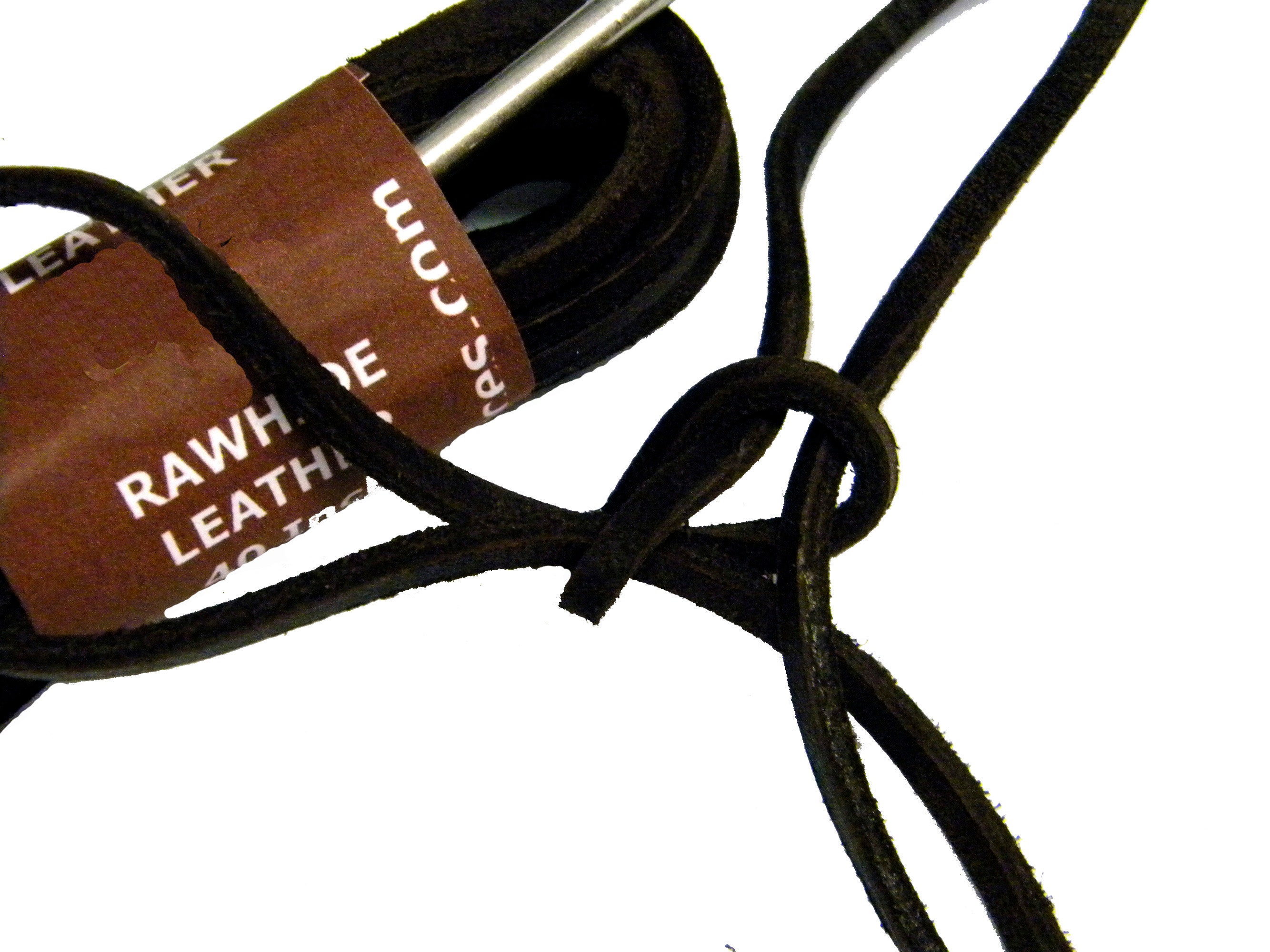 2 Pair- Black, Leather Laces for Hi-top Boots and All Quality Footwear ...