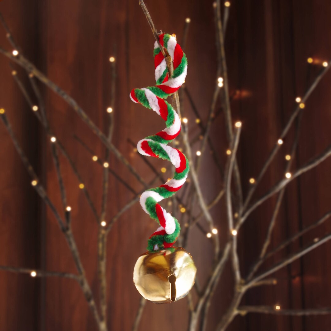 Red OR Gold Jumbo Bell Twirl Ornaments - Etsy