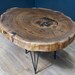 Authentic Rustic Walnut Table, Accent Table, Stump Coffee Table ...