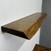 Maple Solid Rustic Shelf, Floating Ledge, Live Edge Shelf, Corner Shelf ...