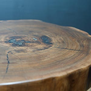 Authentic Rustic Walnut Table, Accent Table, Stump Coffee Table ...
