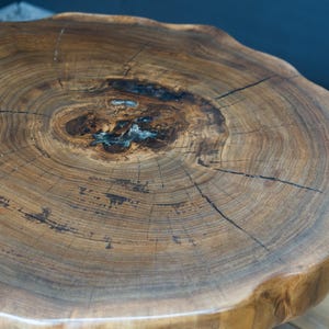 Authentic Rustic Walnut Table, Accent Table, Stump Coffee Table ...