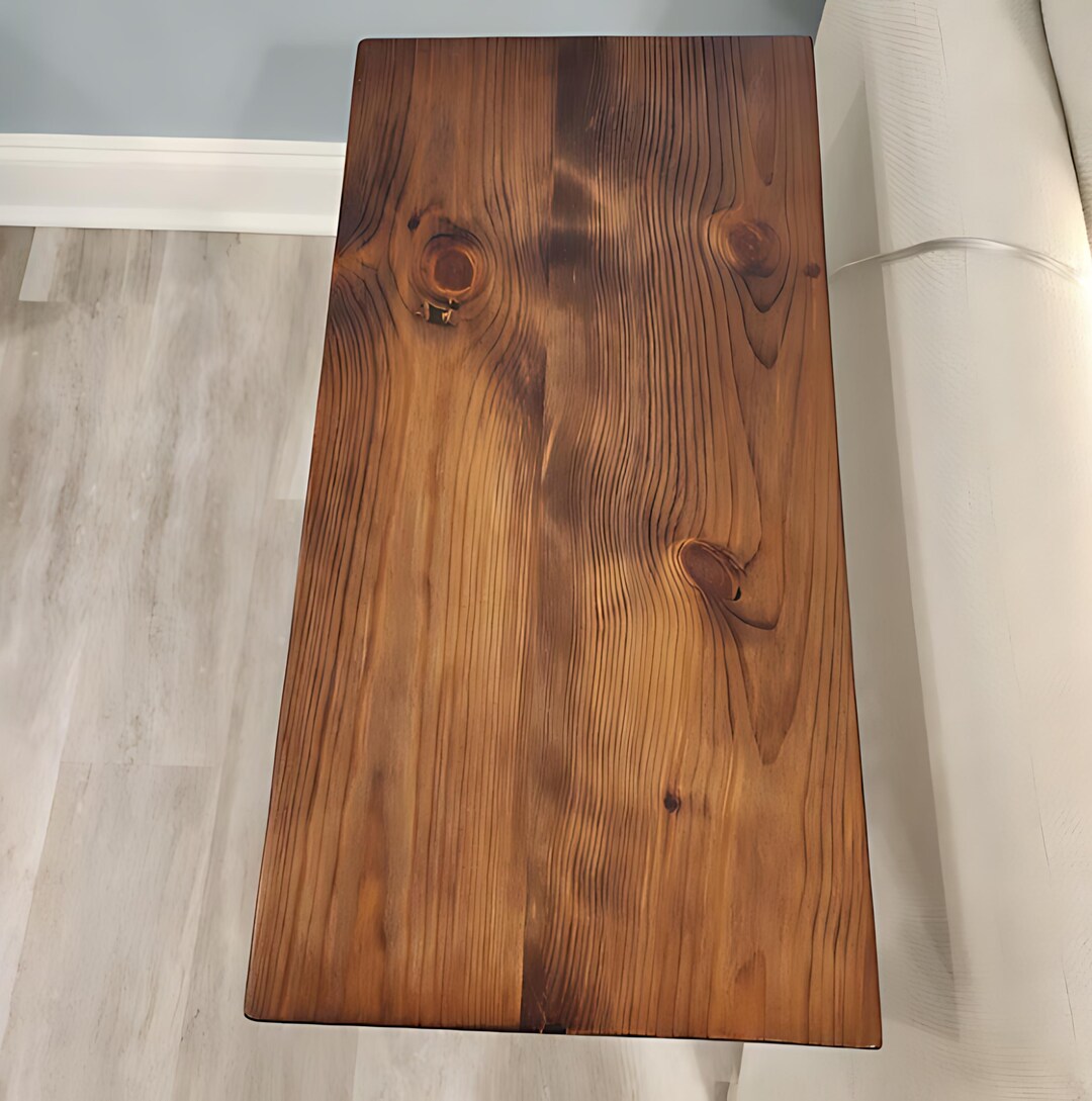 Pine Wood Slab Coffee Table, Rustic Coffee Table, Solid Wood Table ...