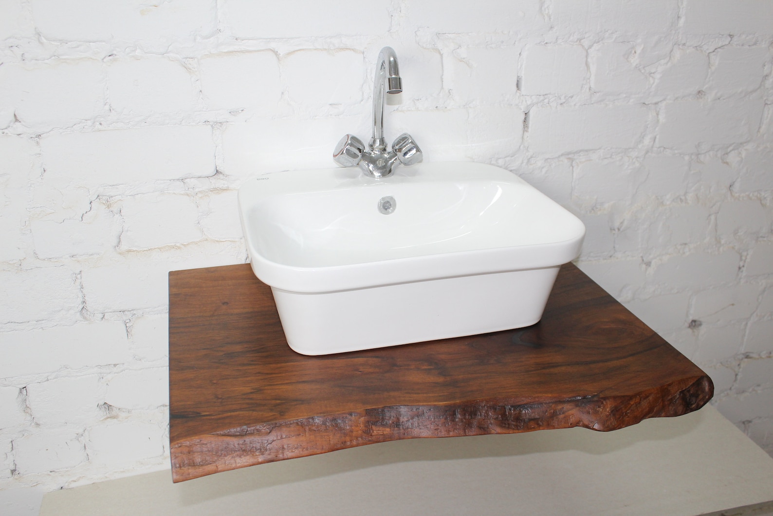 Live Edge Custom Wood Bathroom Vanity Rustic Floating Shelf - Etsy