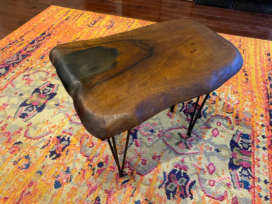 Walnut Coffee Table, Boho Coffee Table, Low Height Table, Walnut Sofa ...