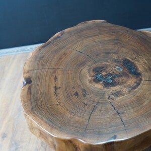 Authentic Rustic Walnut Table, Accent Table, Stump Coffee Table ...