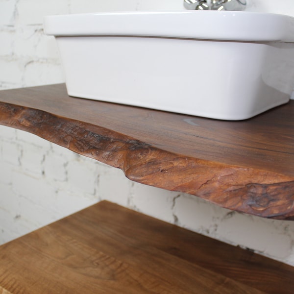 Live Edge Vanity - Etsy