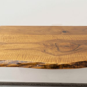 Bathroom Vanity Shelf, Wood Countertop, Bathroom Decor, Solid Walnut ...