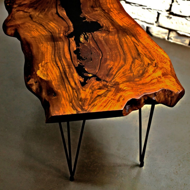 Natural Wood Table - Etsy