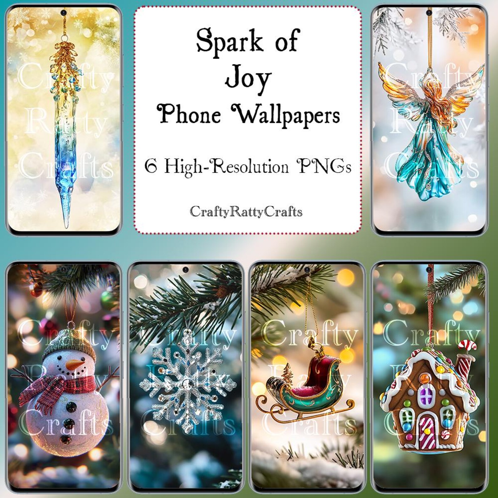 Spark of Joy Phone Wallpapers | High Resolution PNG Files Suitable for ...