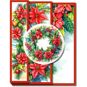 Festive Delights | Tri-fold Card Kit | Printable Holiday Card Designs ...