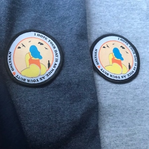 Patches i Hope Your Day is as Nice as Your Butt custom Patch, Iron On ...