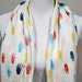 Peace Sign Infinity Scarf - Etsy