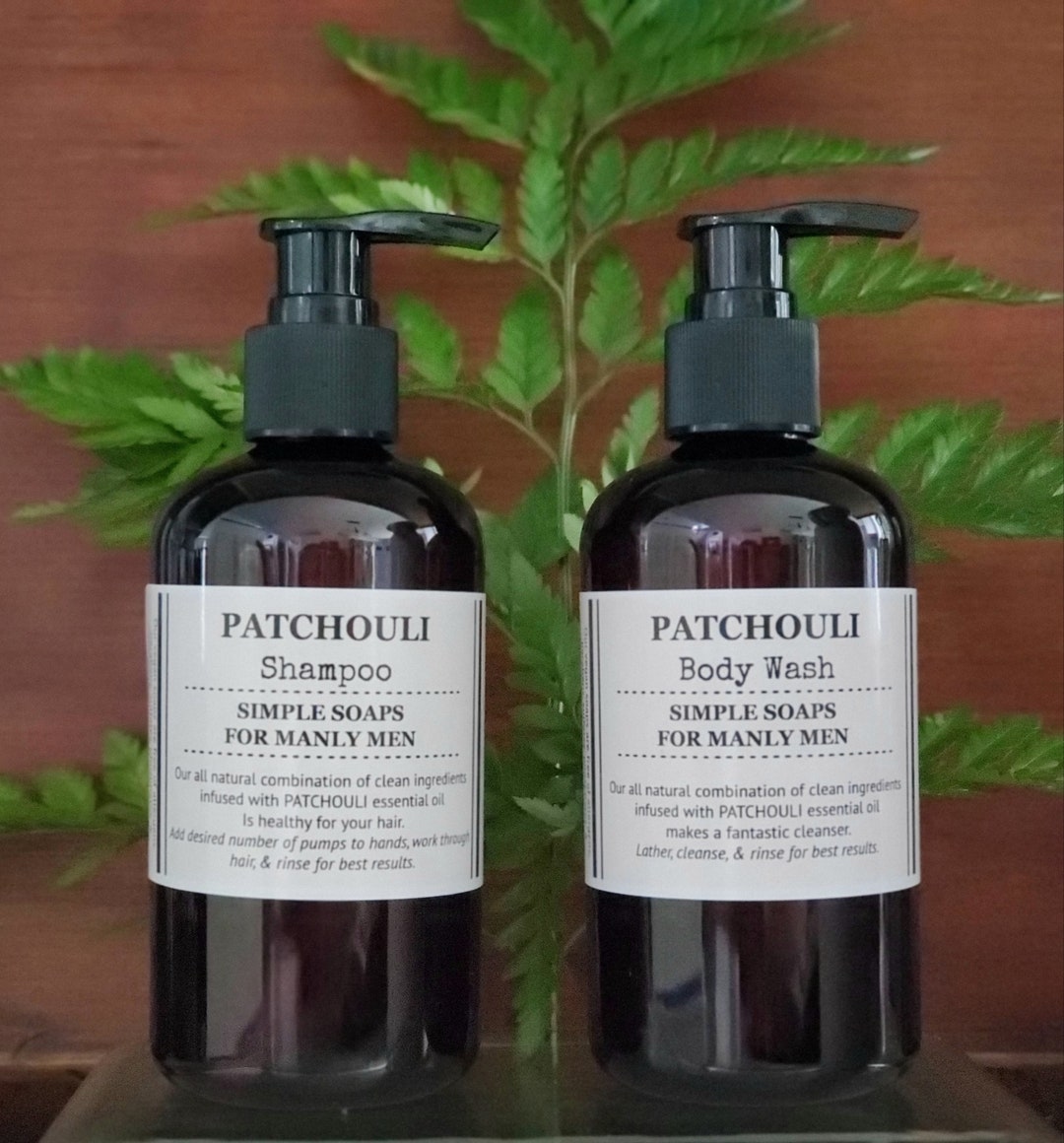 Patchouli Toxin Free Shampoo, Conditioner, or Body Wash 8oz or 16oz - Etsy