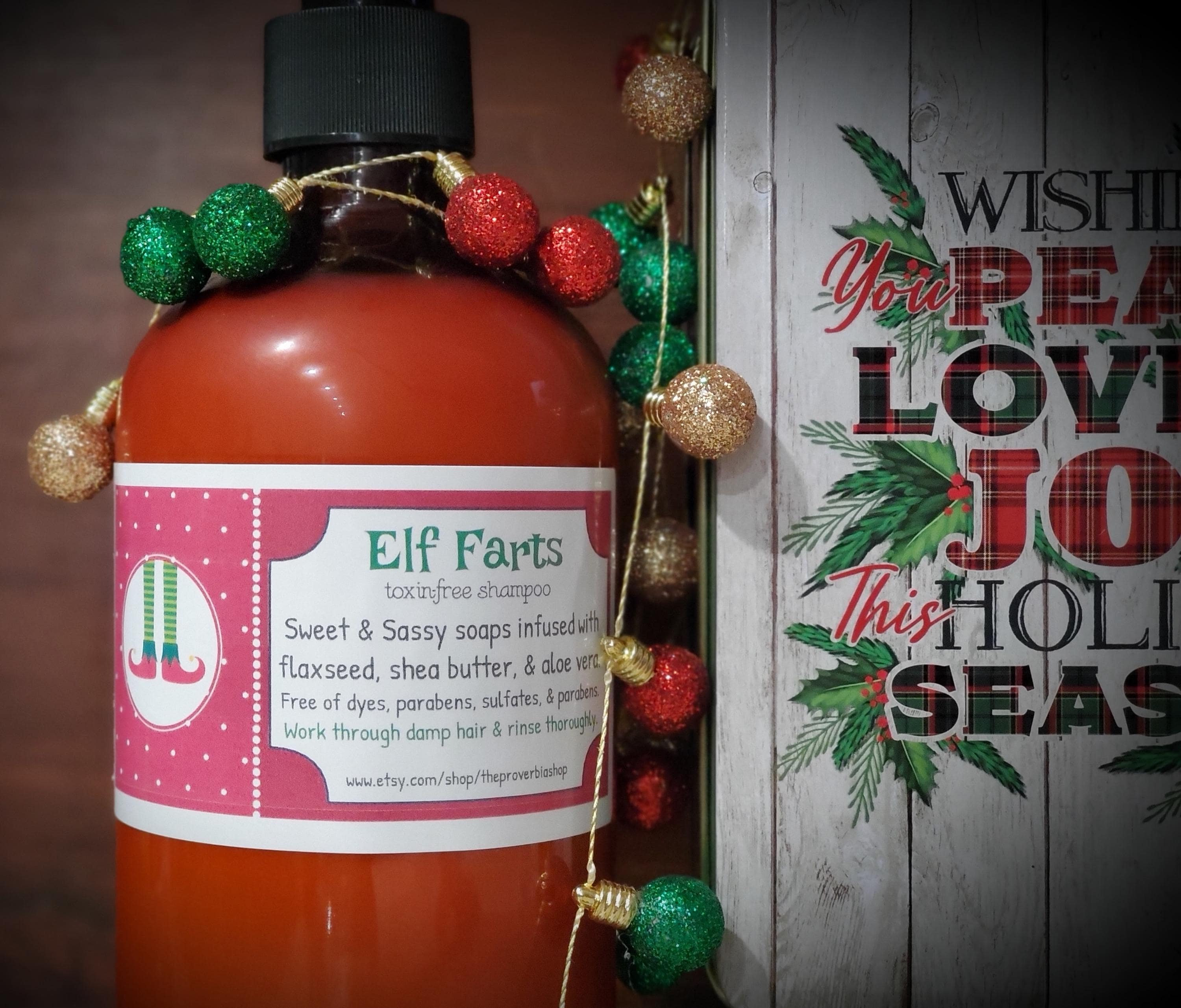Elf Farts Toxin Free Shampoo, Conditioner, or Body Wash 8oz or 16oz - Etsy