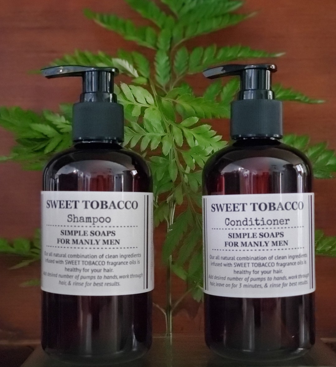 Sweet Tobacco Toxin Free Shampoo, Conditioner, or Body Wash 8oz or 16oz ...