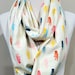 Peace Sign Infinity Scarf - Etsy
