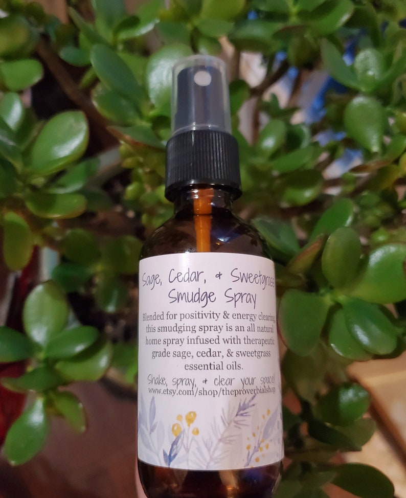 Smudge Spray Essential Oil Mist for Positivity and Energy Clearing - Etsy