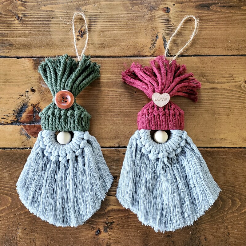 Macrame Santa - Etsy