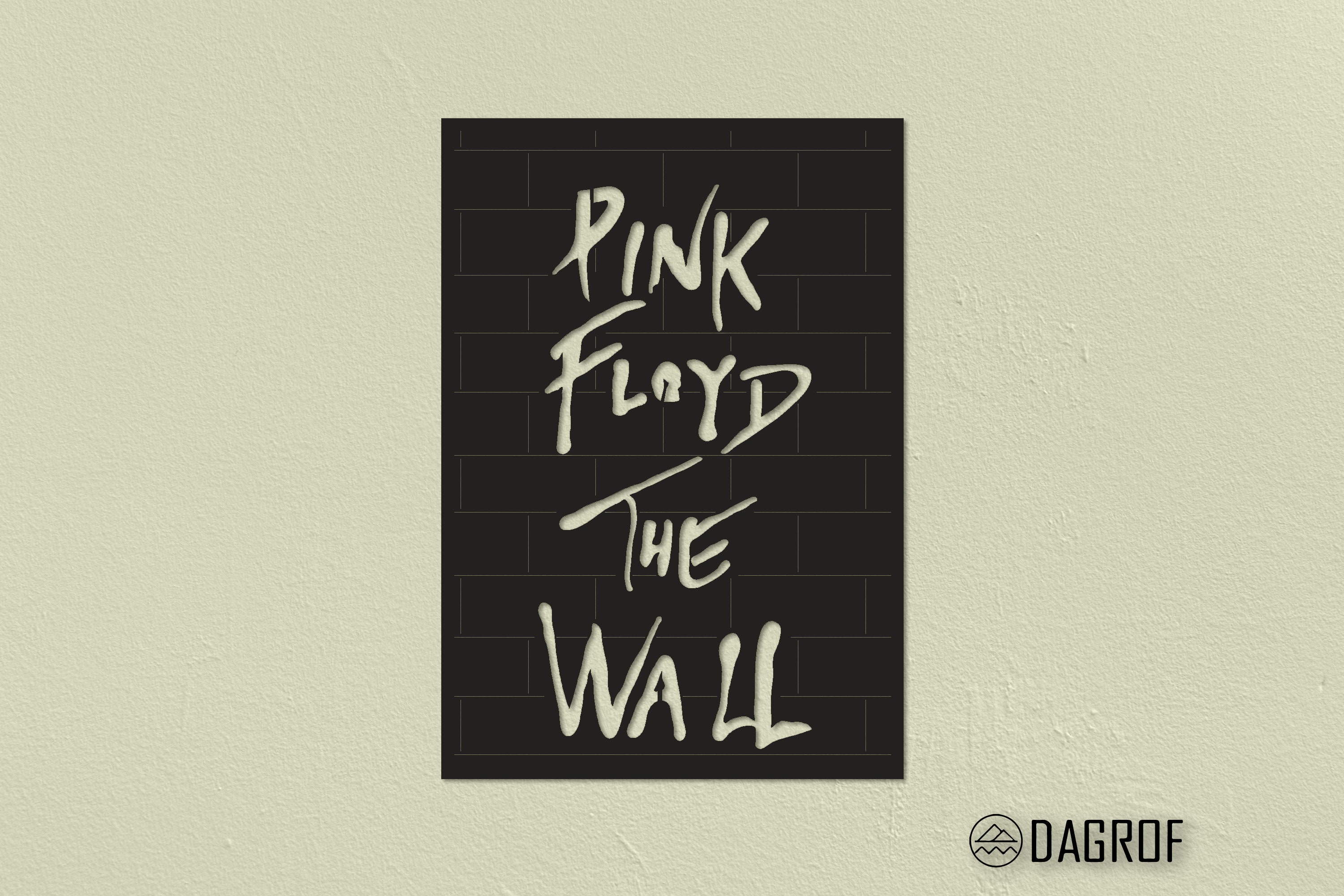 Pink Floyd the Wall Metal Wall Art Wall Decor Modern Rustic | Etsy