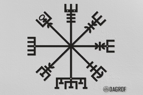 Vegvisir Viking Compass Metal Wall Art Christmas Gifts - Etsy