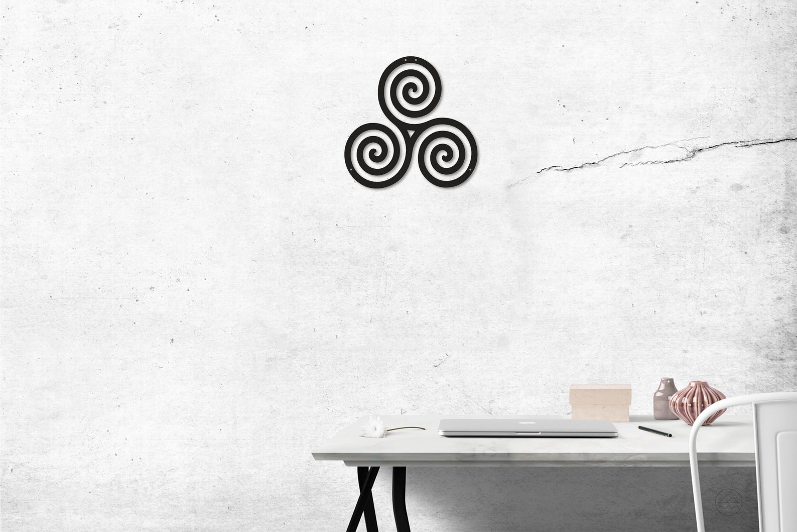 Triskelion Christmas Gifts Triskele Metal Wall Art | Etsy