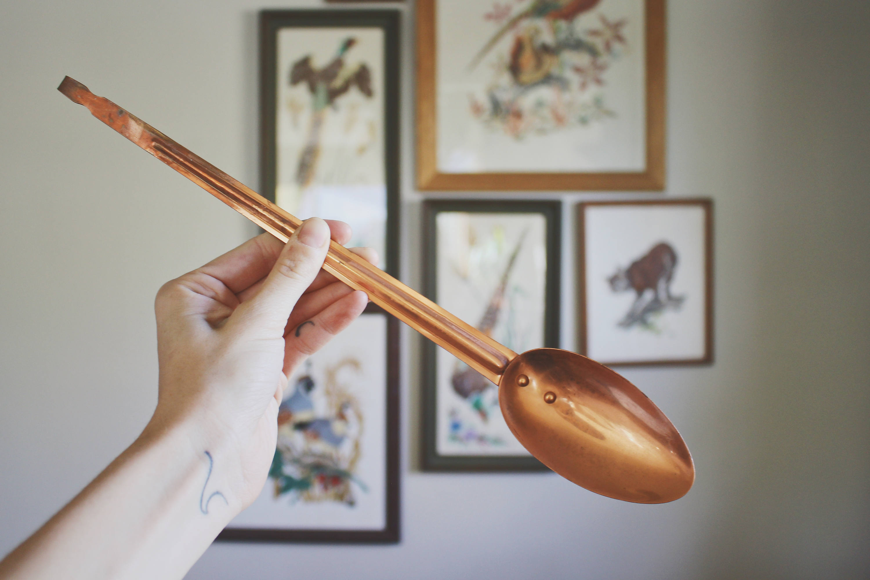 Copper Utensil Set Copper Cookware Copper Kitchenware Boho Decor Copper ...