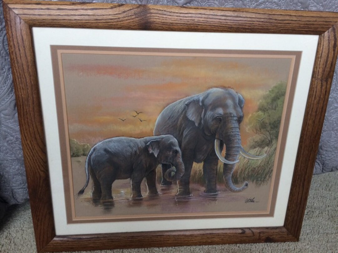 Elephant Chalk Art - Etsy