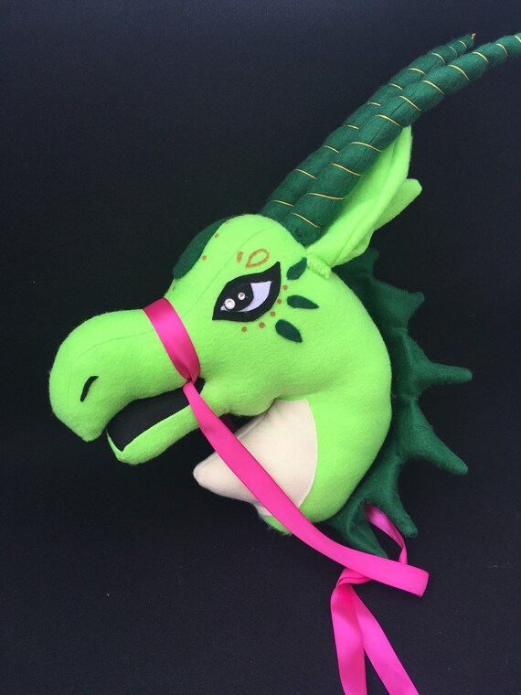 Custom Ride on Stick Dragon Head | Etsy
