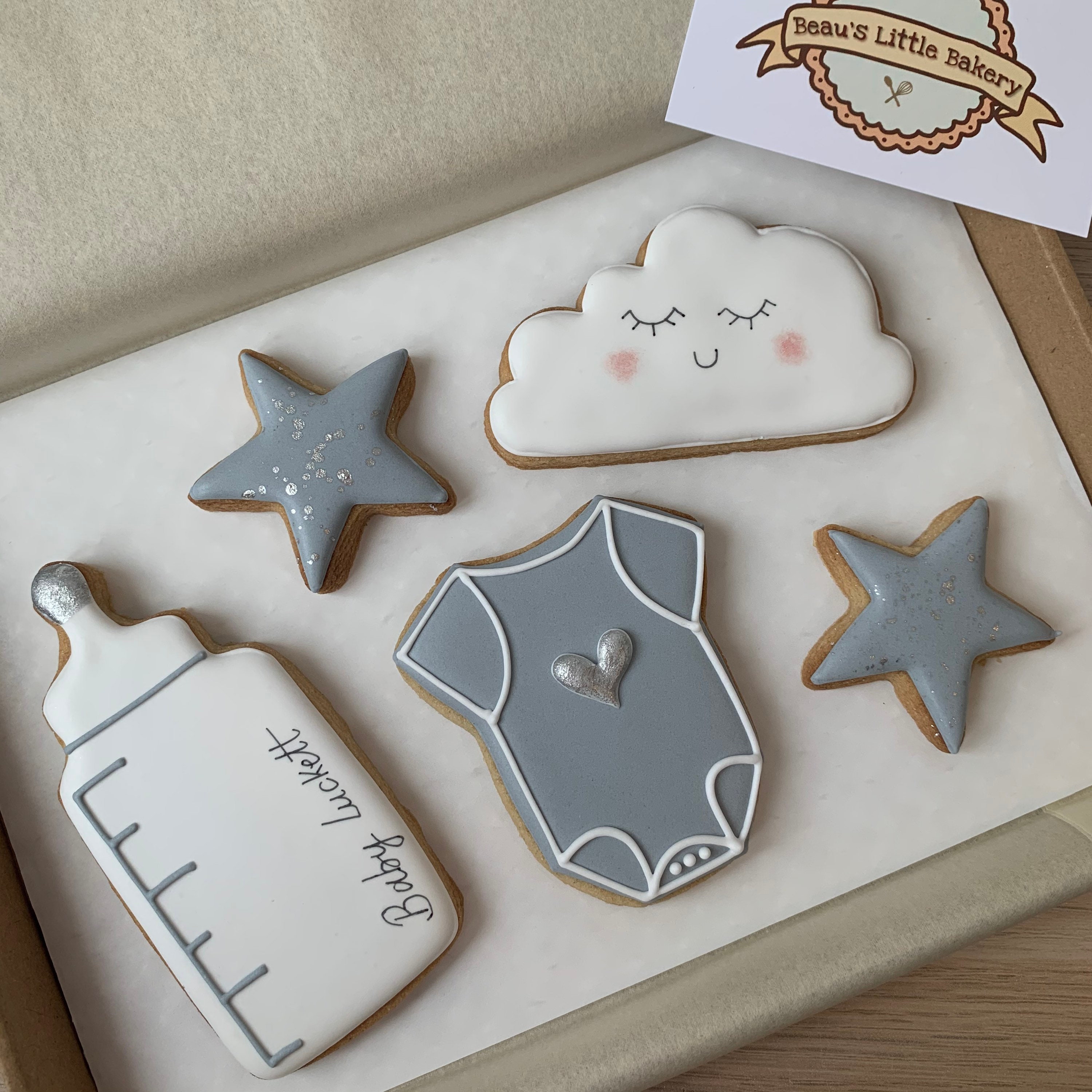 New Baby Gift Biscuit Cookie Gift Present Letterbox | Etsy
