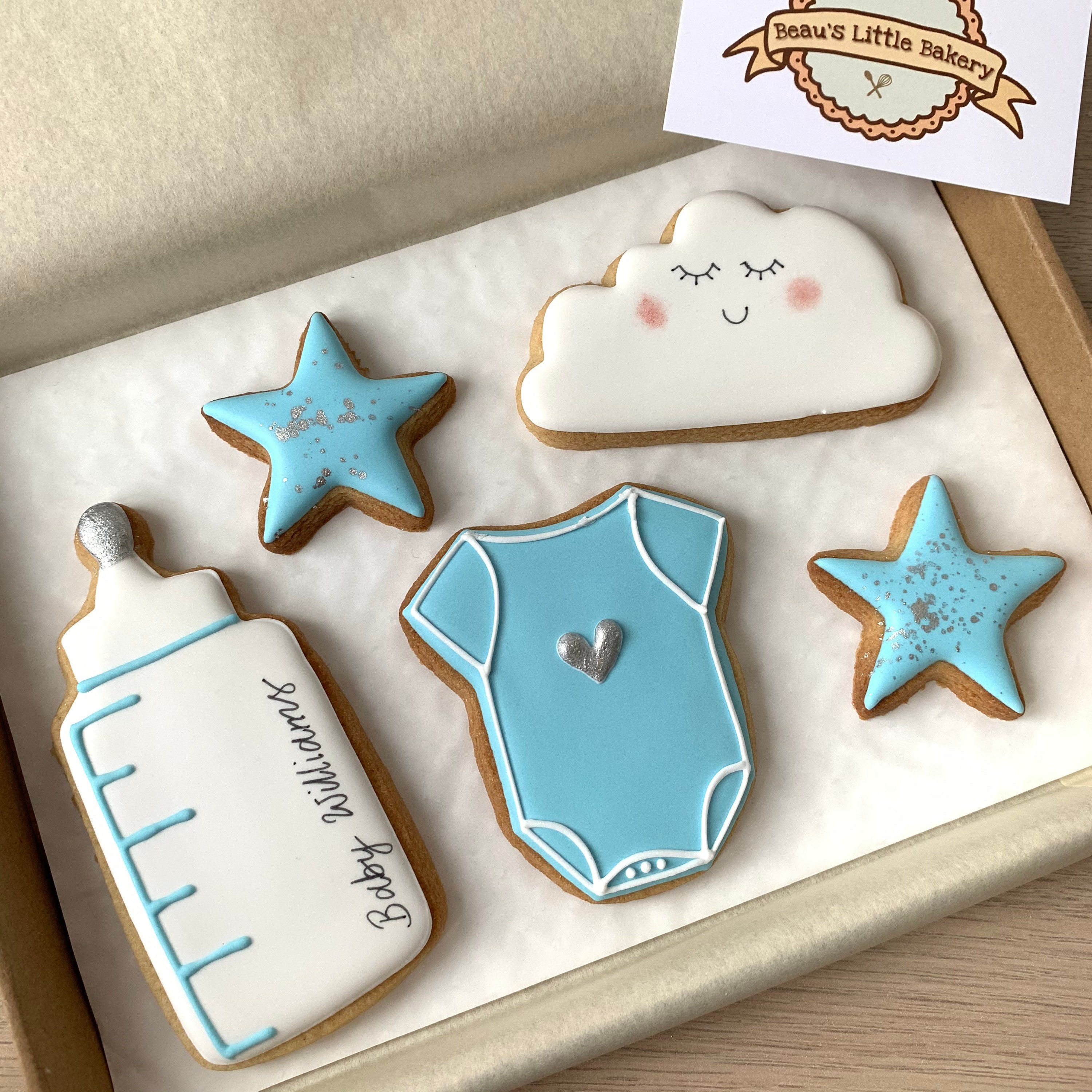 New Baby Gift Biscuit Cookie Gift Present Letterbox | Etsy