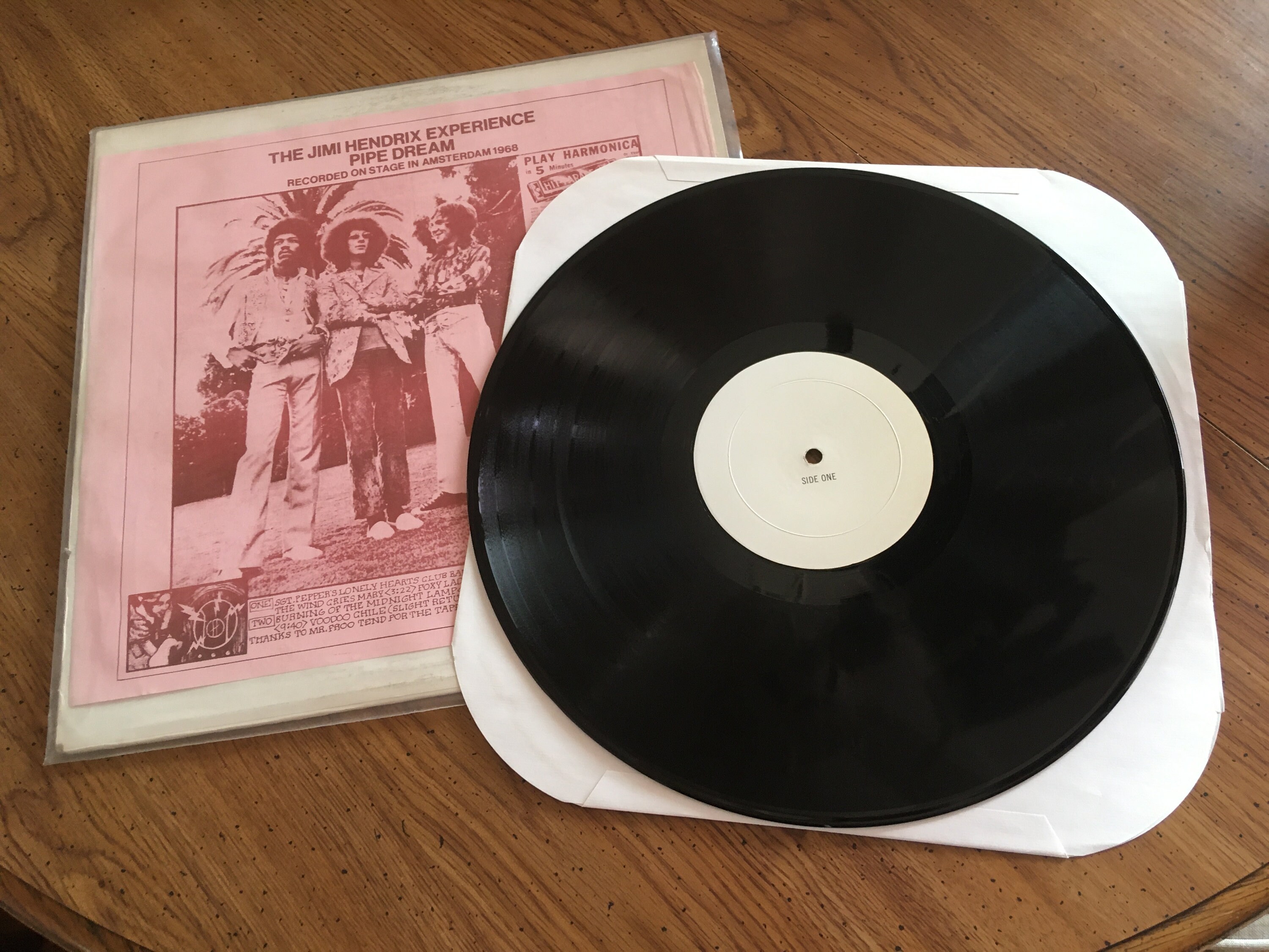 Jimi Hendrix PIPE DREAM Vinyl Stockholm 1967 1969 Unofficial Roio Boot ...